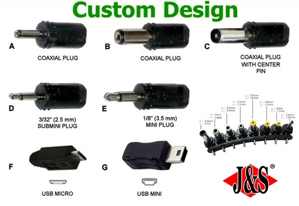 interchangeable plug power adaptor 5V 4A ac adapter